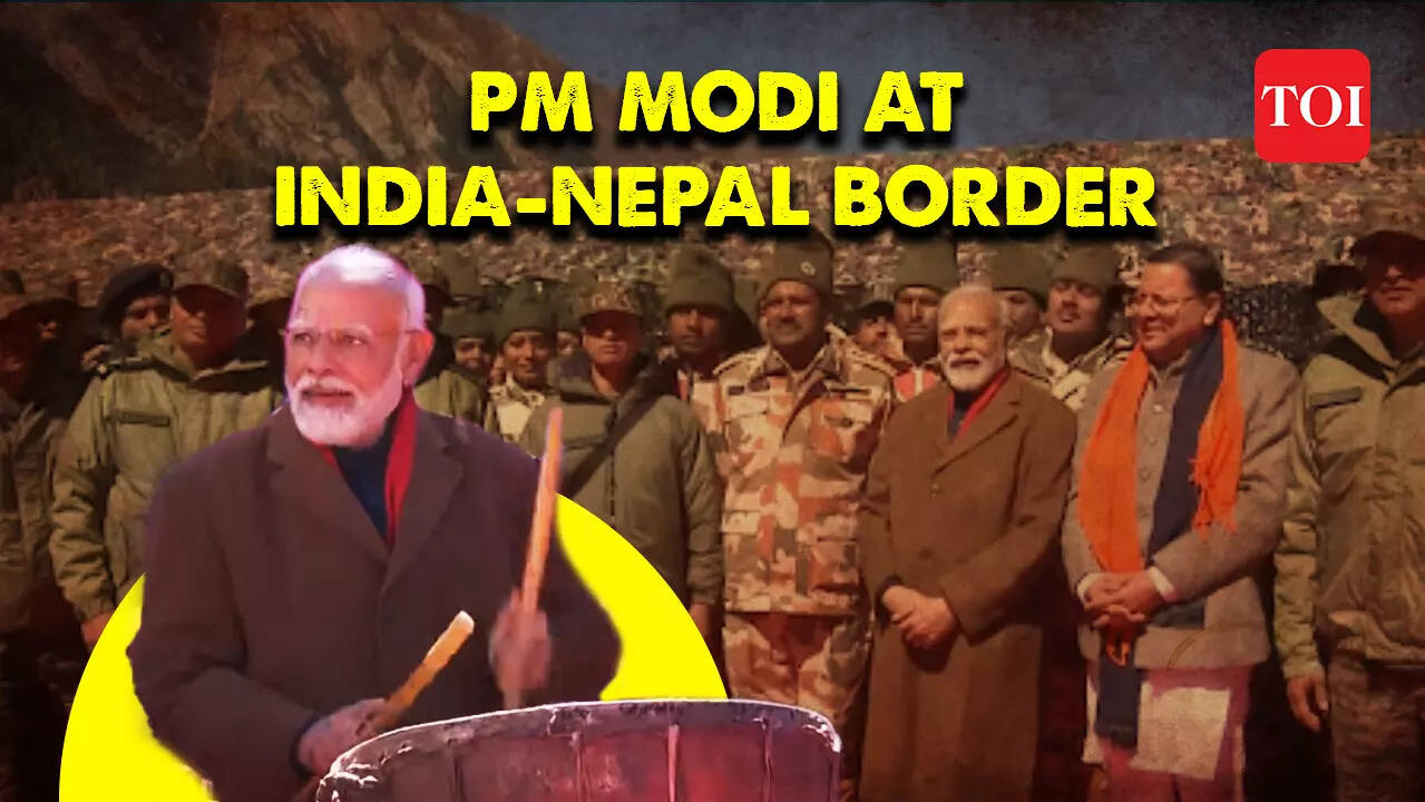 Watch: PM Modi gets playful while meeting locals, interacts with ITBP ...