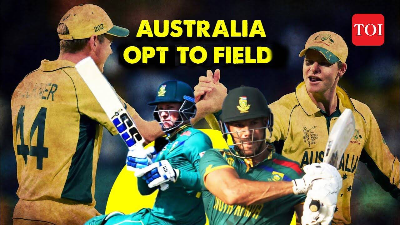 AUS Vs SA World Cup LIVE: Australia win toss, opt to field against ...