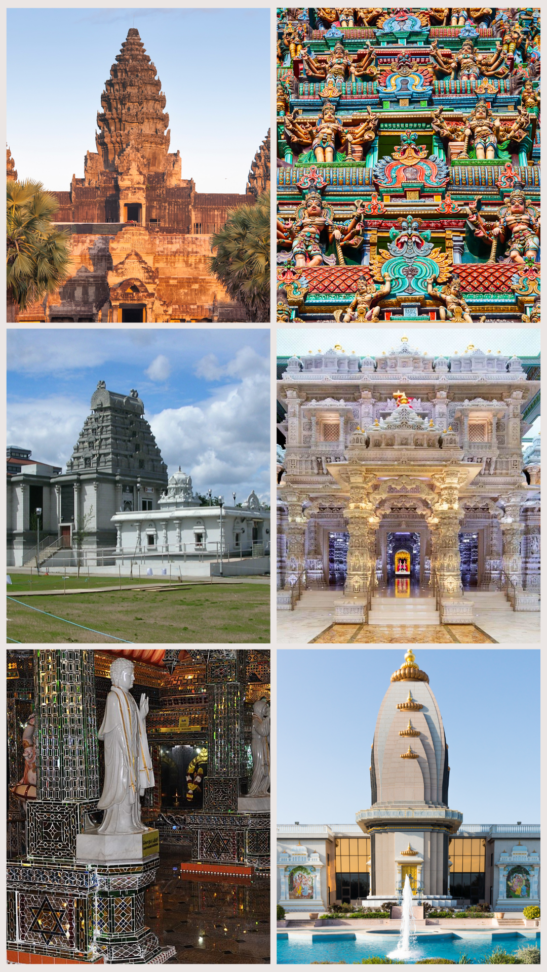 Famous Temples In World BAPS Swaminarayan Mandir In Robbinsville, New