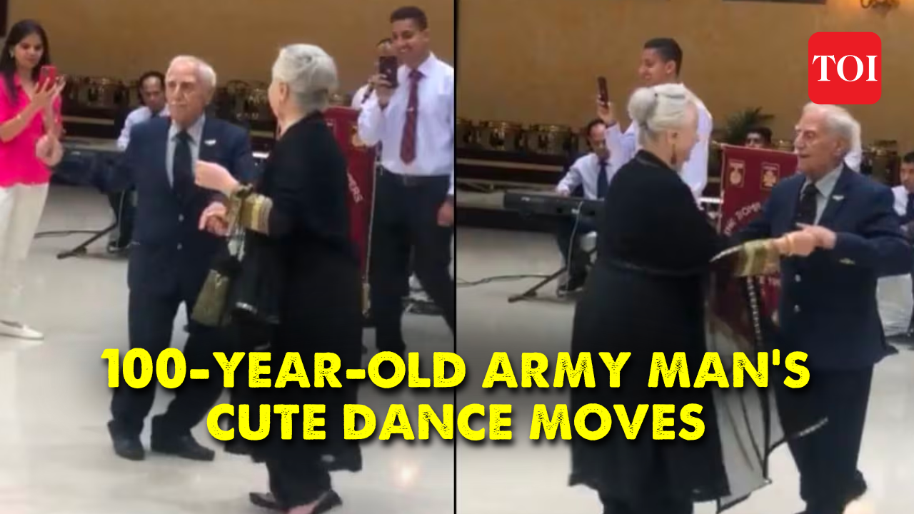 Watch: Oldest Paratrooper, Lt. Gen. Sharma, dancing gracefully with ...