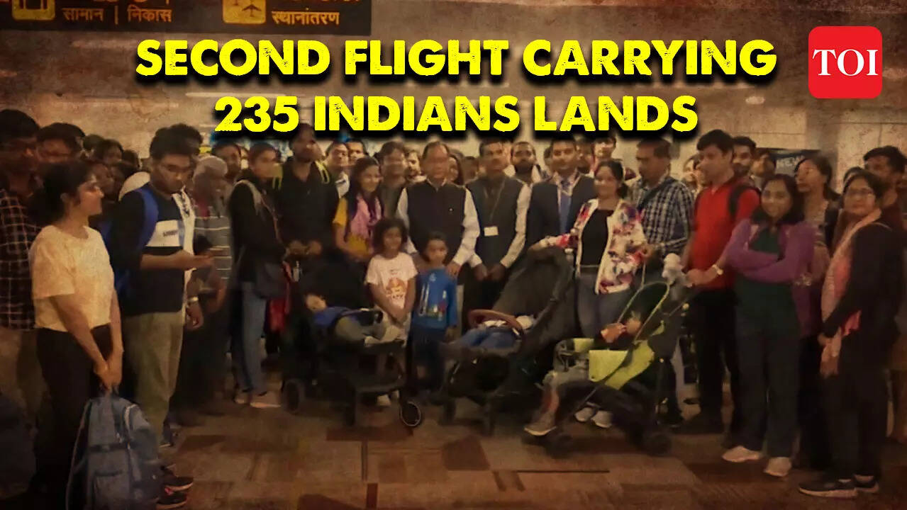Operation ‘Ajay': Second flight carrying 235 Indians from Israel lands ...