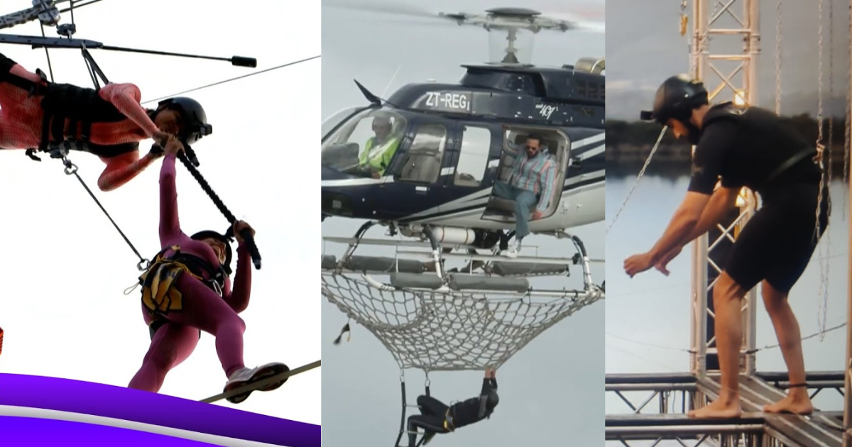 From walking on the rope, hanging on a chopper to jumping off the ...