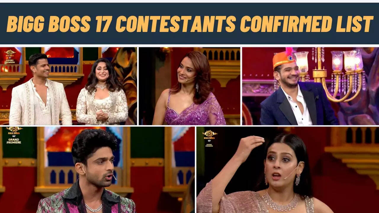 Bigg Boss 17 contestants: From Ankita Lokhande to Aishwarya Sharma ...