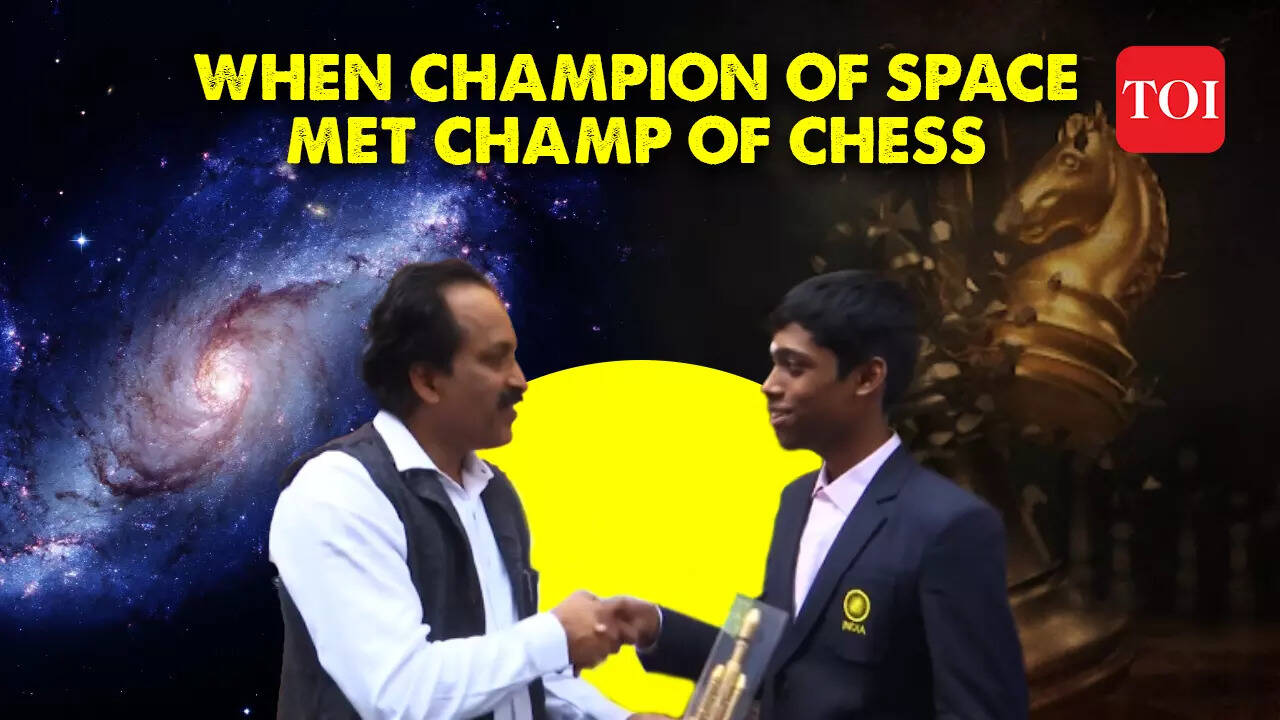 Watch: What happened when ISRO Chief S Somanath went to Chess prodigy ...