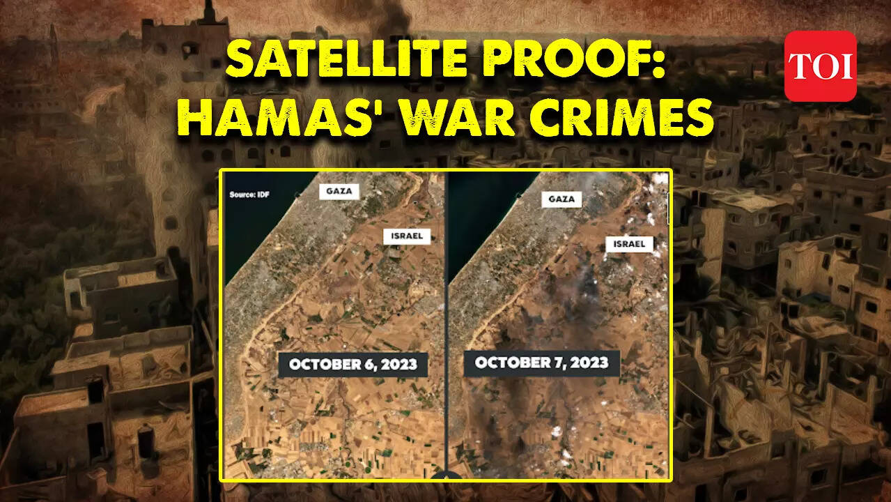 IDF's Aerial View: Satellite images show Hamas's ongoing war