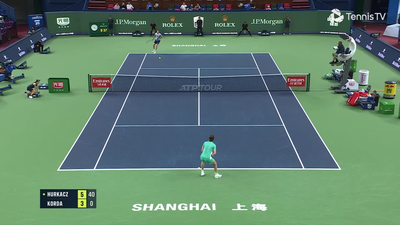 Big-serving Hurkacz powers into Shanghai Masters final