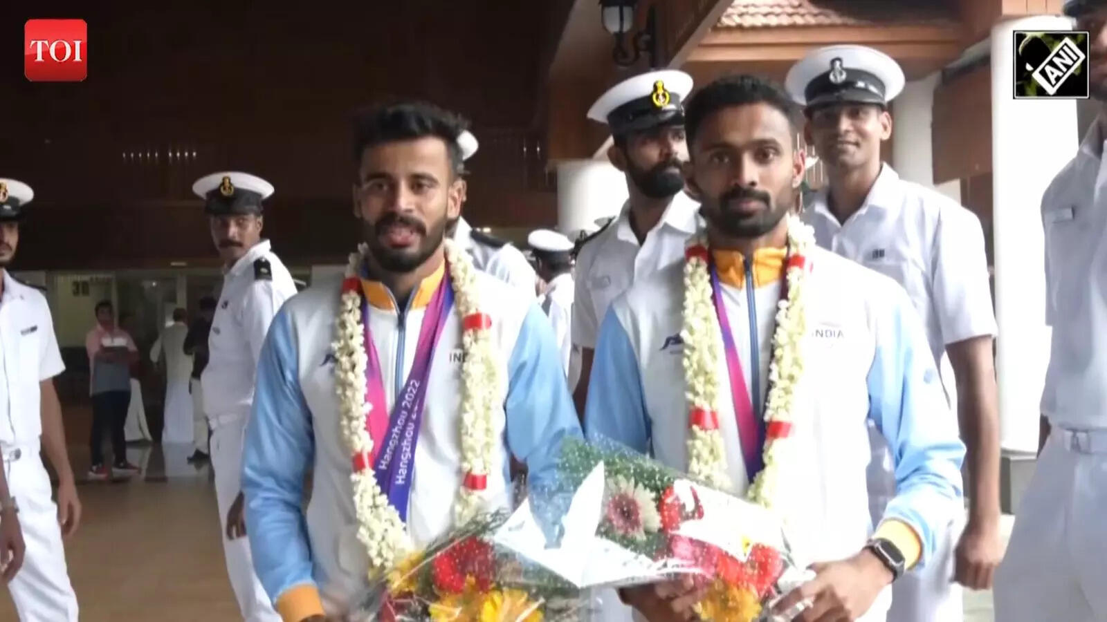 Asiad gold medalist runners Muhammed Ajmal, Mohammad Anas receive warm ...