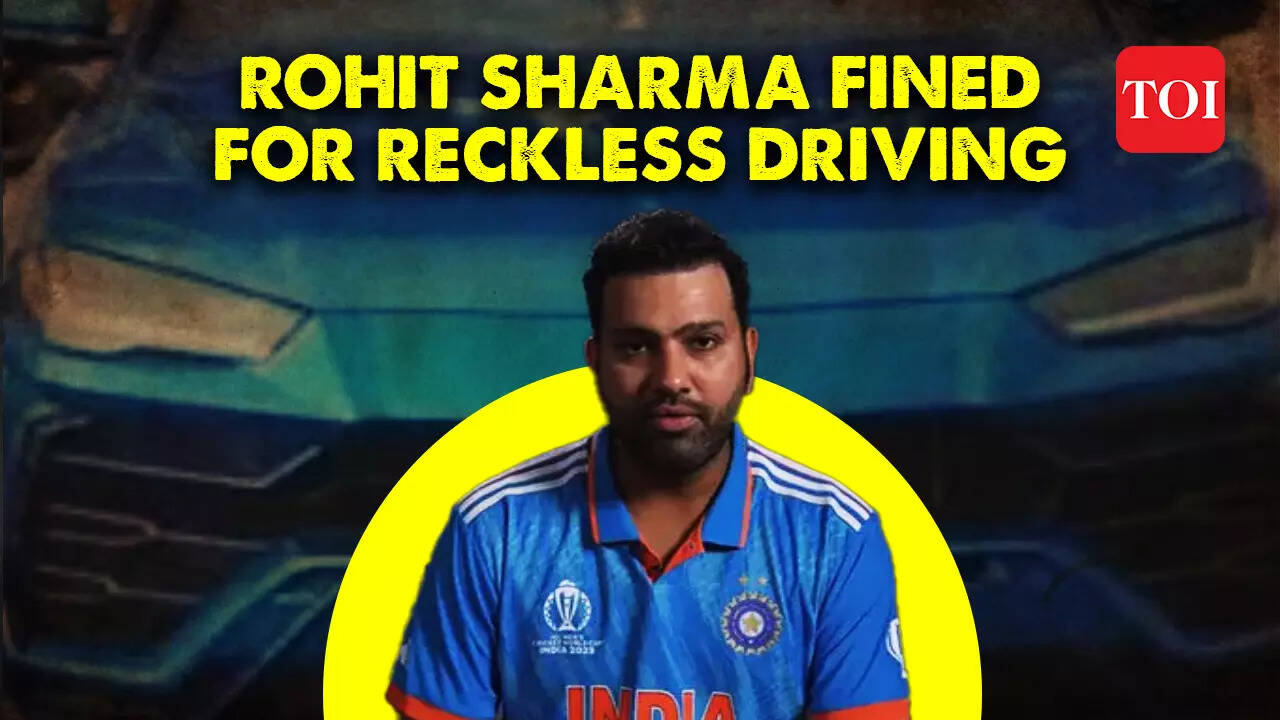 India captain Rohit Sharma fined for reckless driving ahead of India Vs ...
