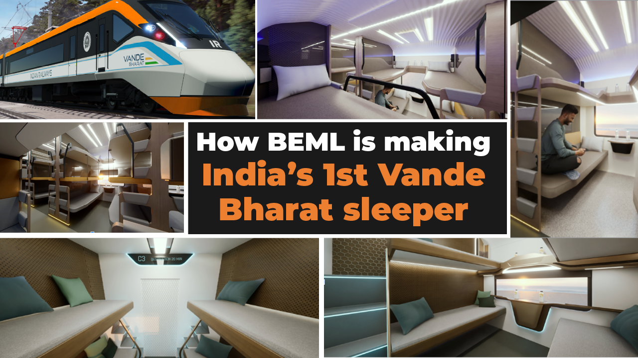 Vande Bharat sleeper coach train to be class apart from Rajdhani - BEML CMD explains | Railways