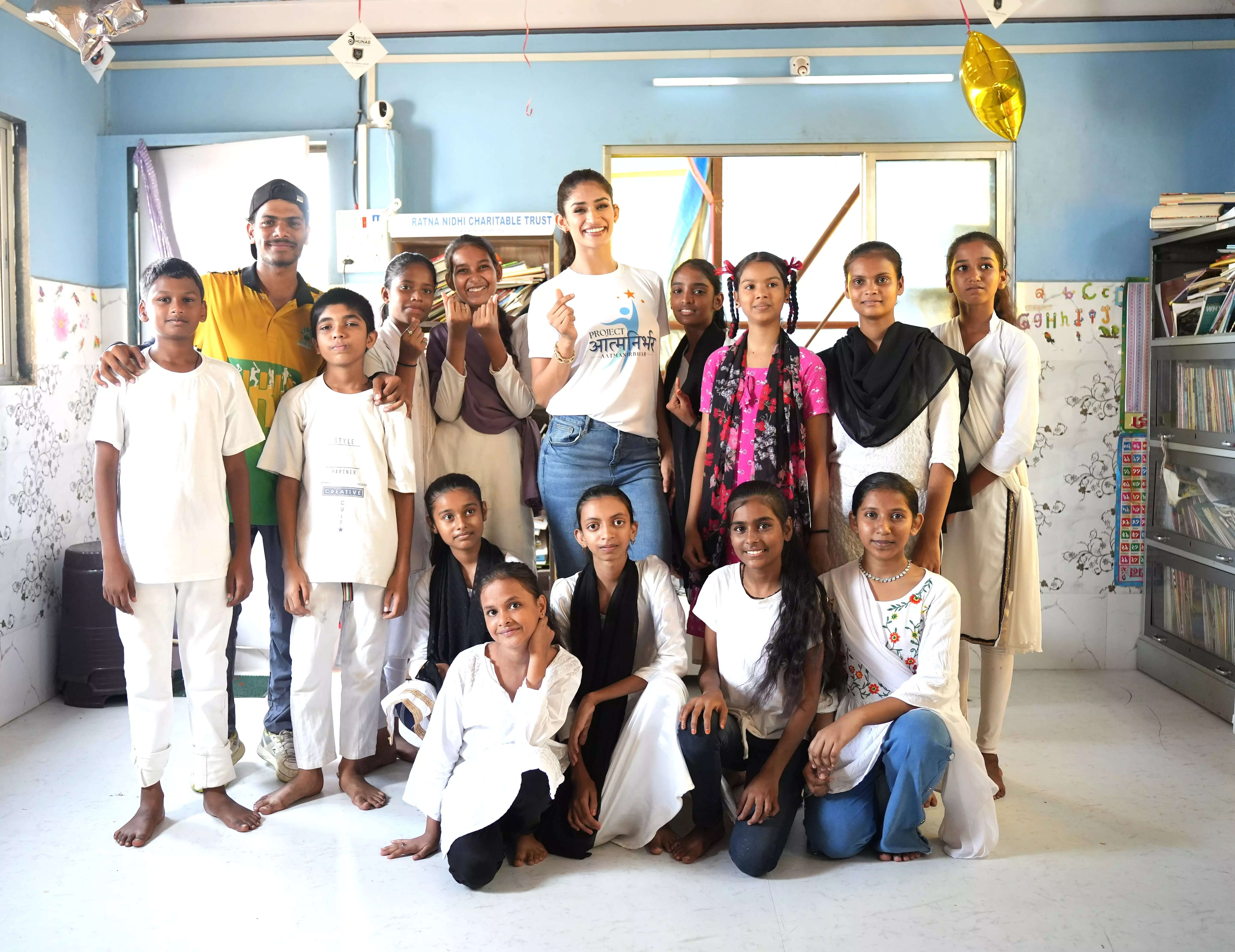 Shweta Sharda's inspiring visit to Zeal English School, highlights the ...