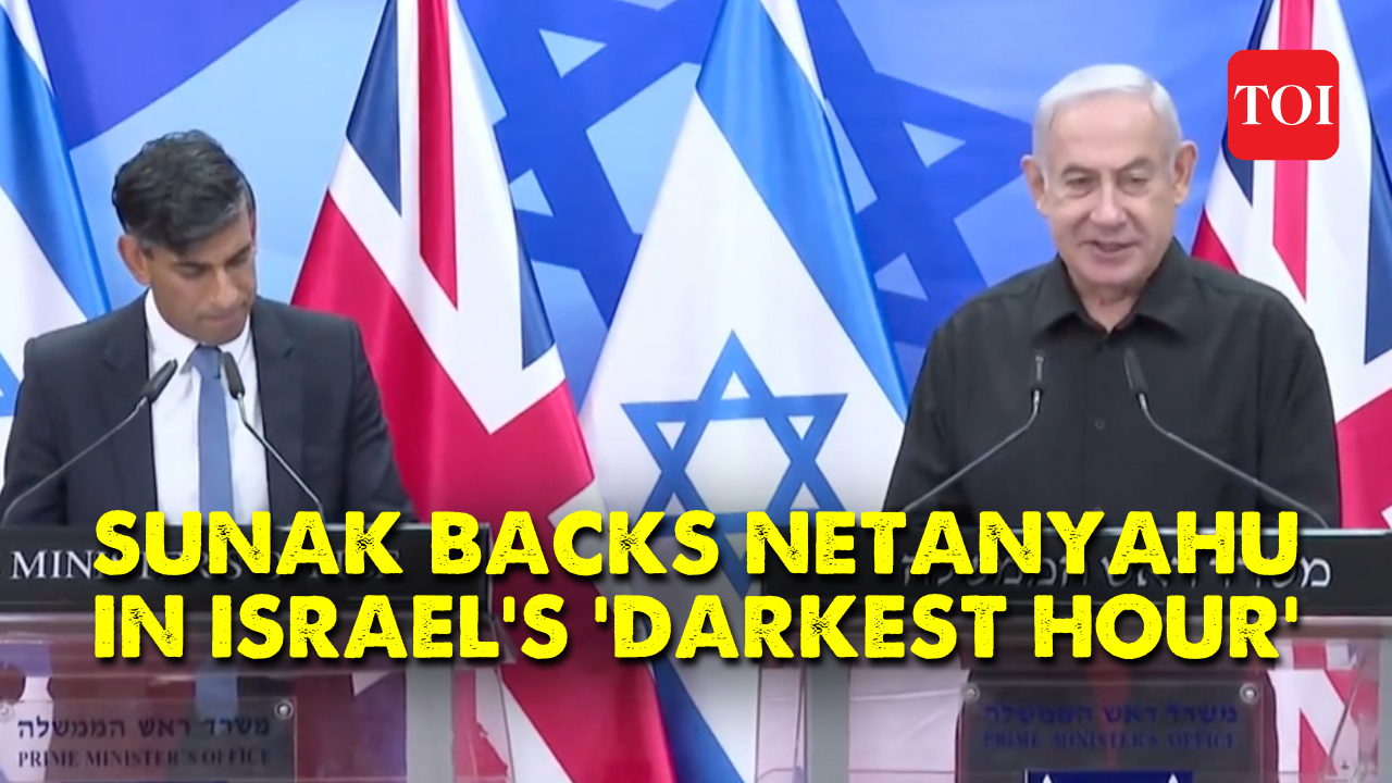 Israel taking every precaution to avoid civilian deaths, says Rishi ...