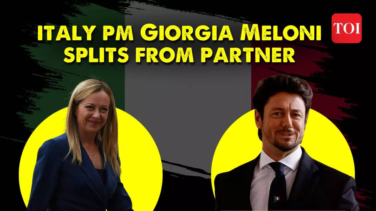 Italy PM Giorgia Meloni splits from journalist partner Andrea Giambruno ...