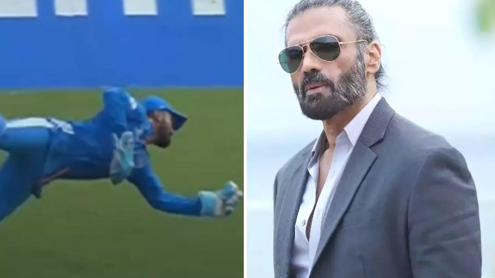 'What a grab!' Suniel Shetty praises son-in-law KL Rahul for pulling off a heroic 'superman ...
