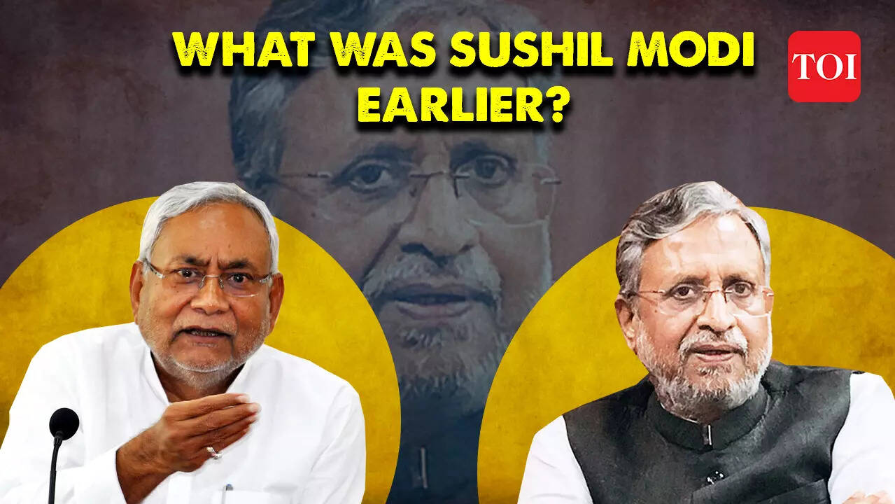 'I am sad that he was not made the Deputy CM': CM Nitish Kumar miffed with Sushil Modi’s ...