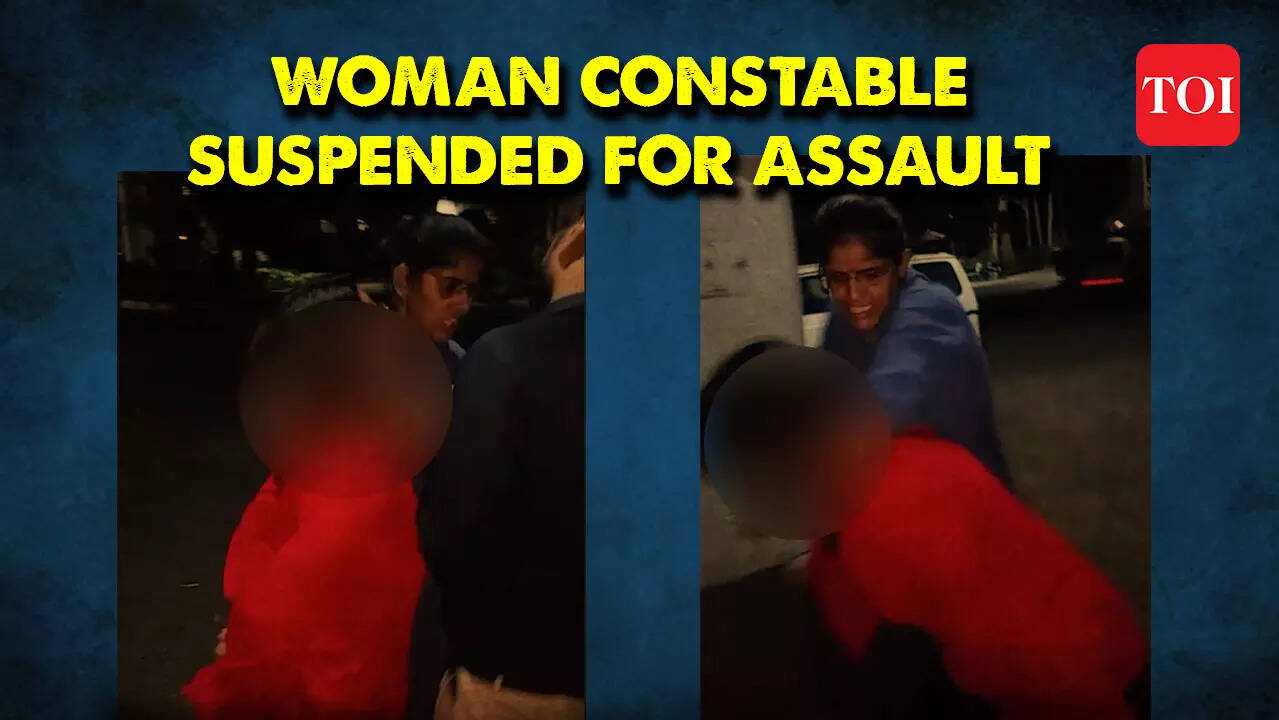 Caught on cam: Woman constable assaults lady for feeding dog in Pune ...