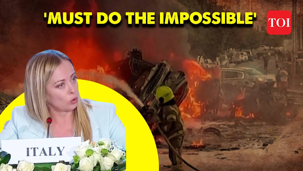 Israel Hamas War: Italy PM Giorgia Meloni says 'if conflict between ...