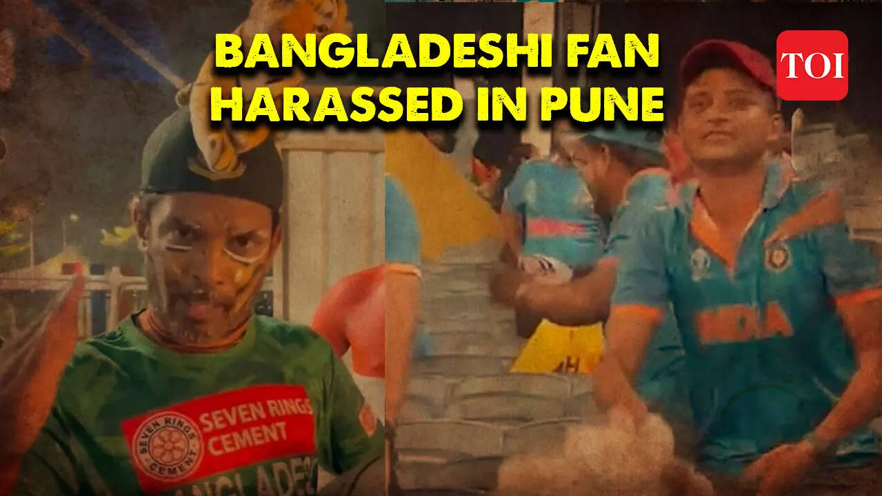 ICC World Cup: Viral video shows Bangladesh’s superfan ‘Tiger Shoaib ...