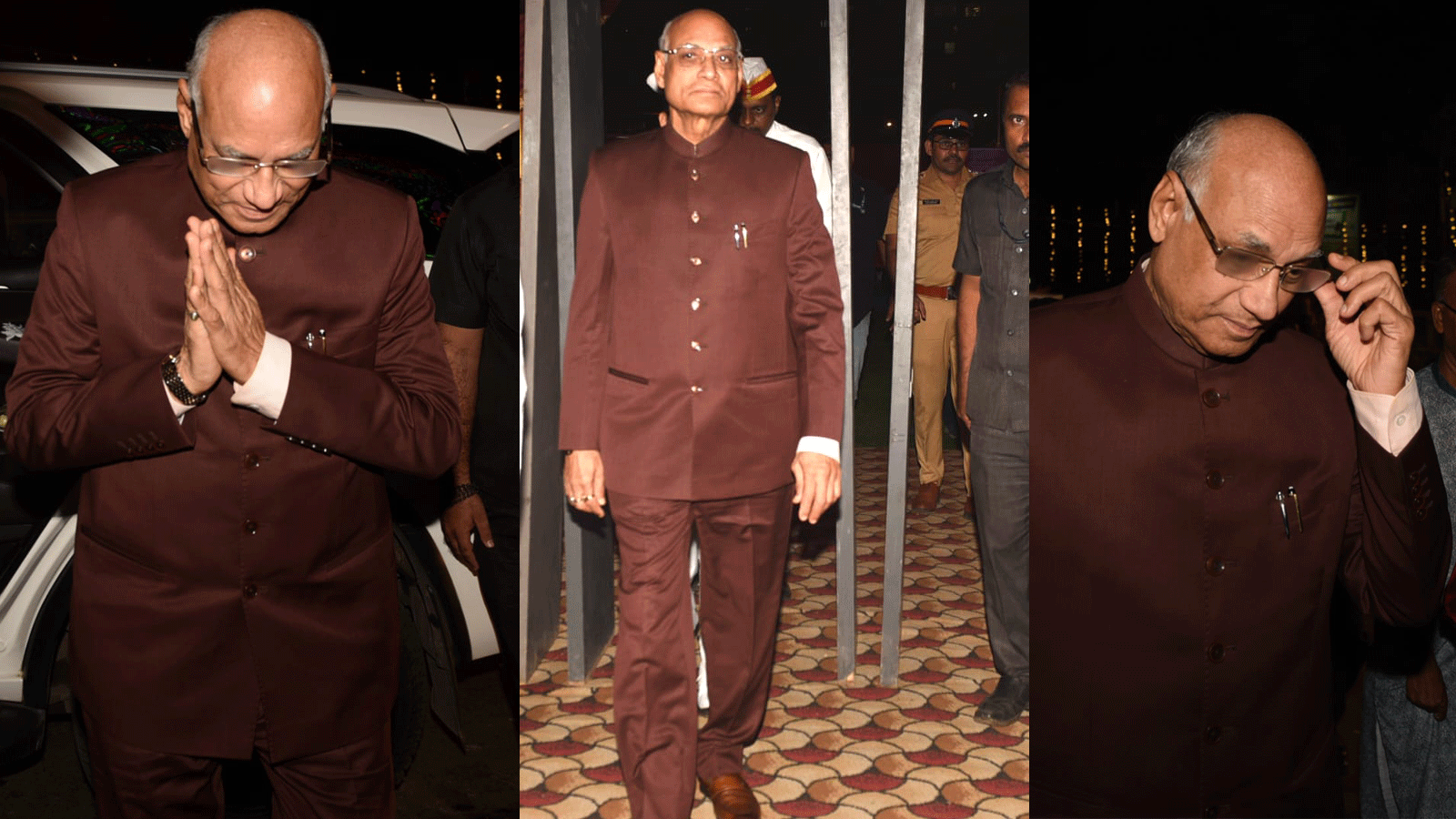 Governor of Maharashtra Ramesh Bais attends Bengal Club Durga Puja