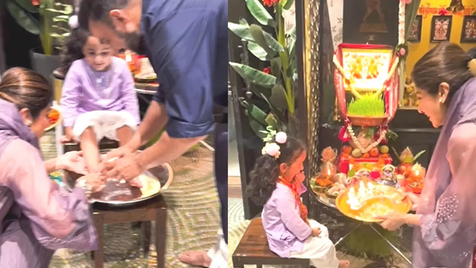 Shilpa Shetty Kundra performs 'Kanya Puja' on Durga ashtami: 'With our ...