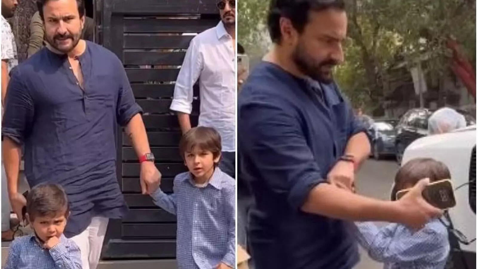 Taimur says 'I don't want to get in', father Saif Ali Khan gives an ...