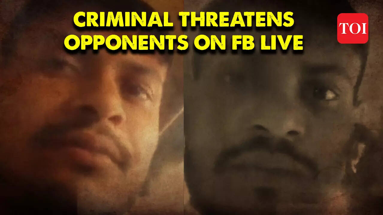 Up Criminal Threatens Rivals On Fb Live From Police Van While Being