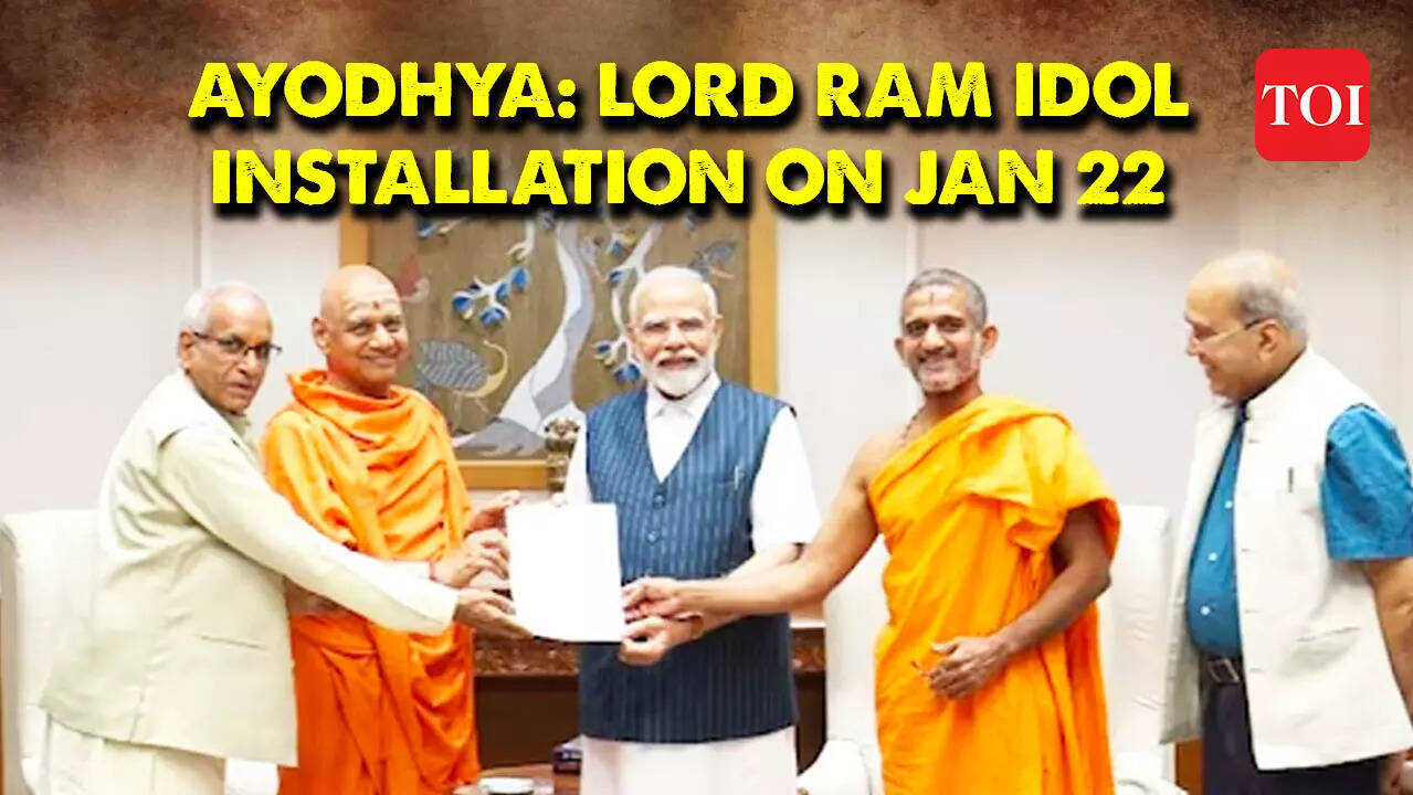 PM Modi to install lord Ram idol at Ayodhya temple in historic ceremony ...
