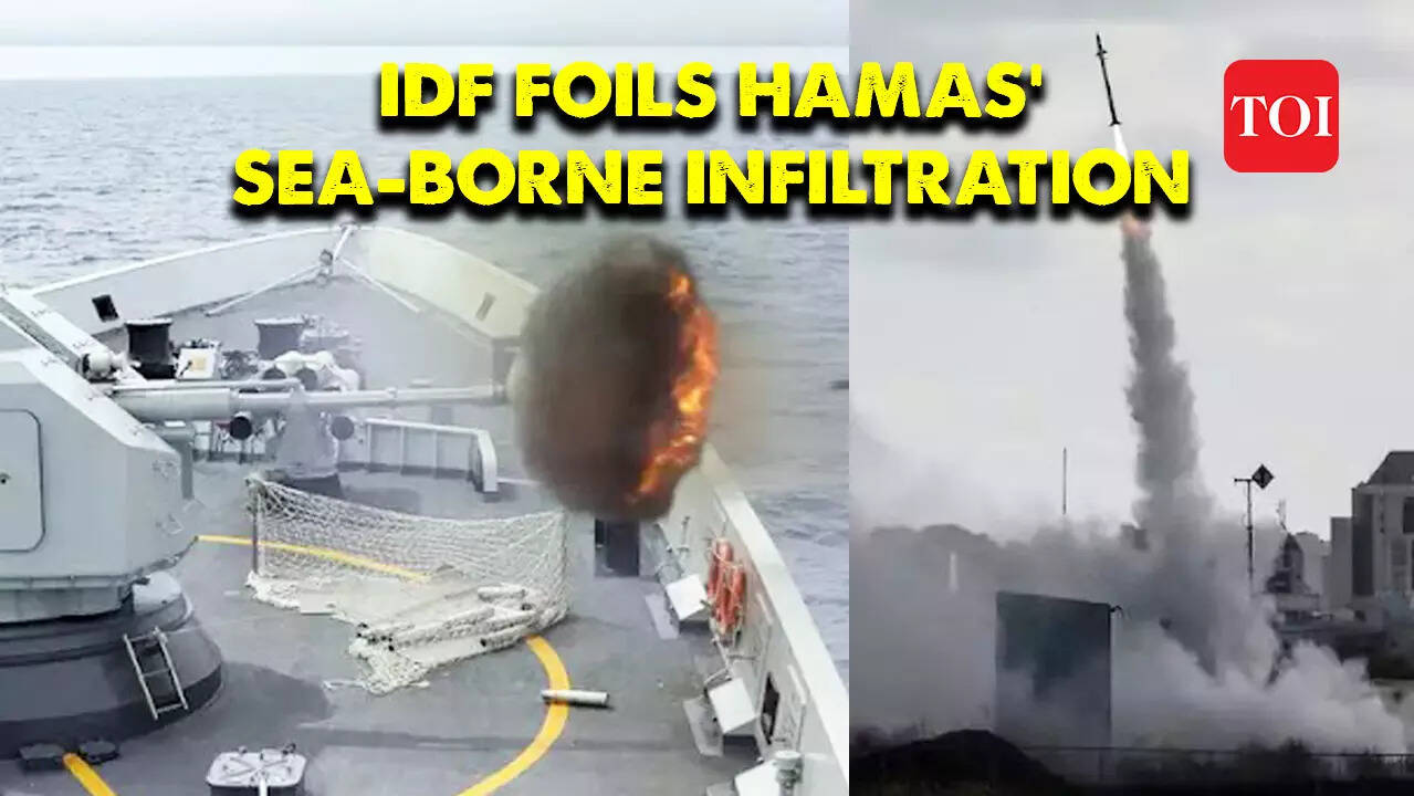 Watch: How Israeli Forces foil Hamas' sea infiltration attempt