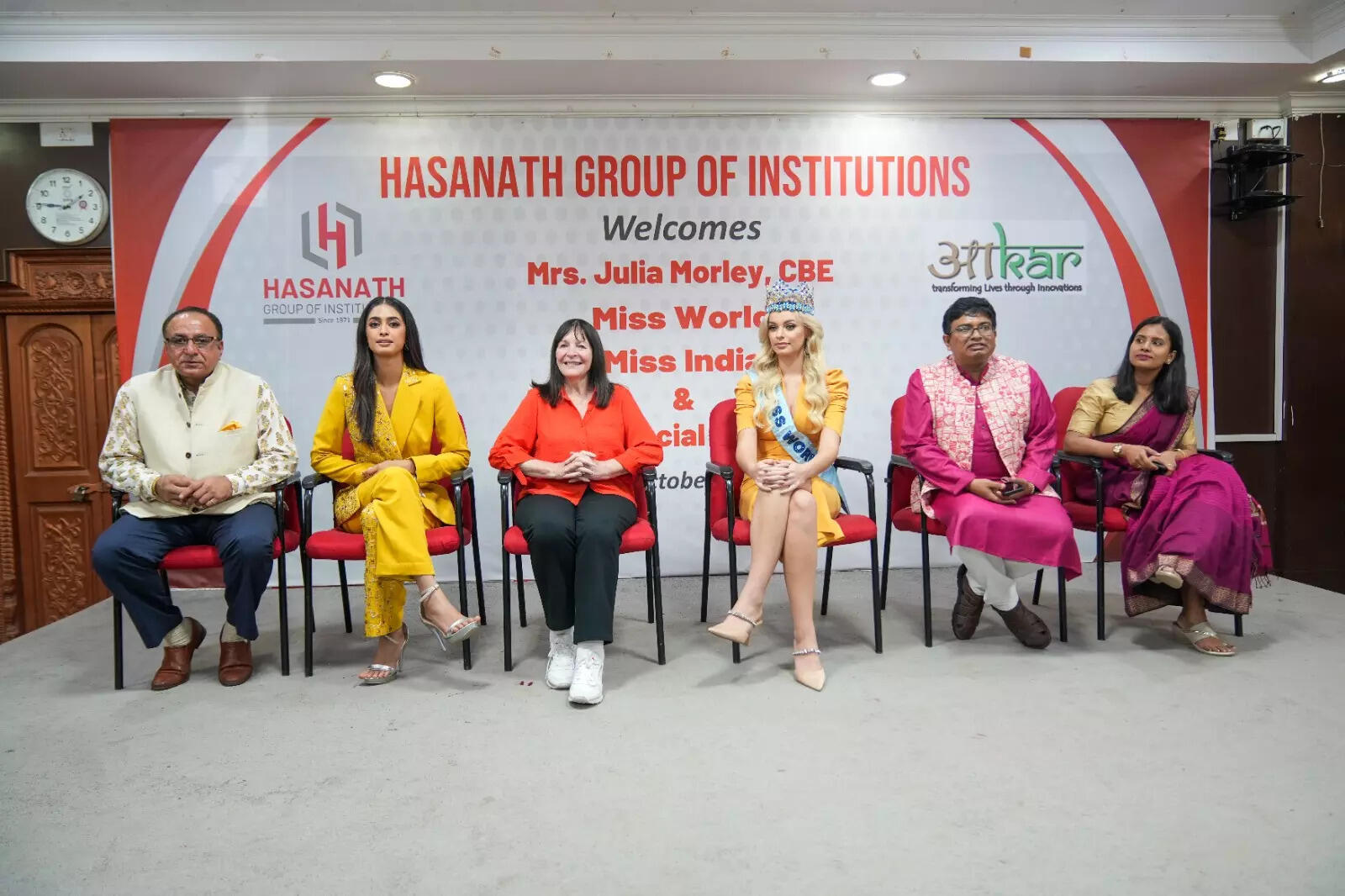 Karolina Bielawska and Sini Shetty promote menstrual health at Hasanath ...