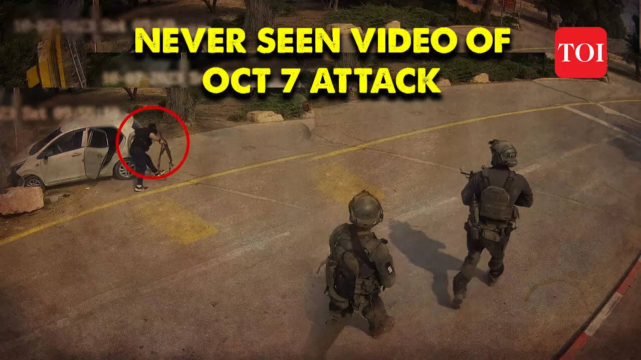 Hamas Attack on Oct 7: IDF releases unseen CCTV footage of Kibbutz ...