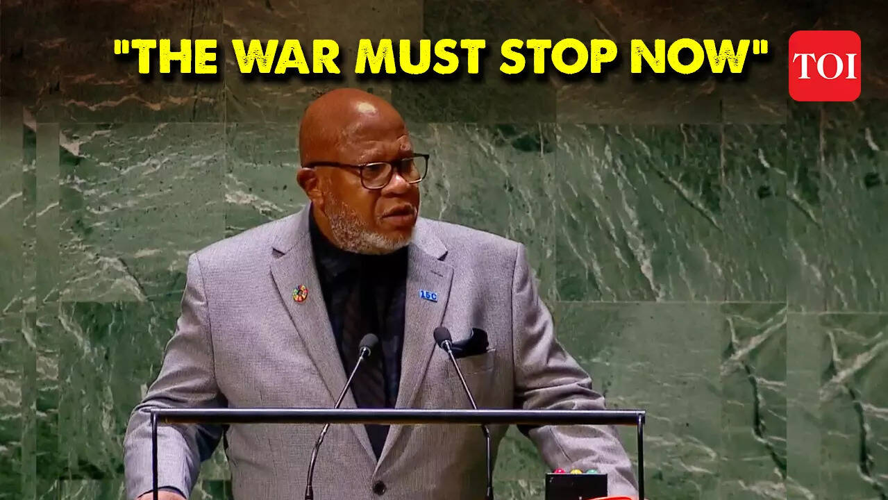 UNGA President, Dennis Francis urges immediate end to 'unspeakable ...