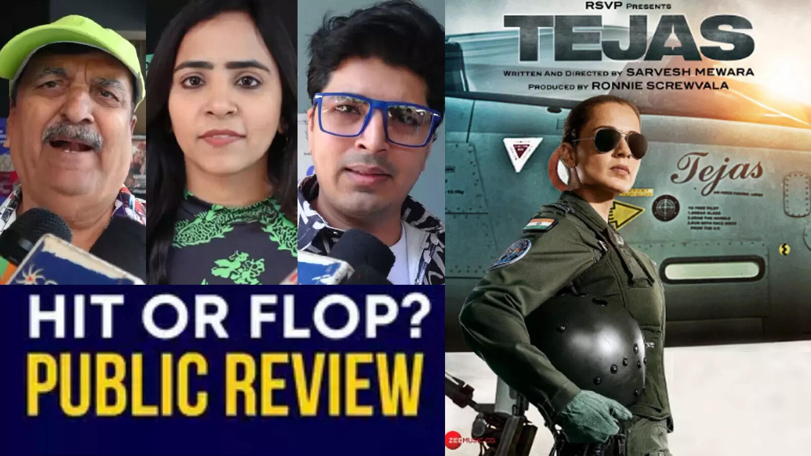 'Tejas': Honest Public Review - Kangana Ranaut | Anshul Chauhan | Varun Mitra | Ashish Vidyarthi ...