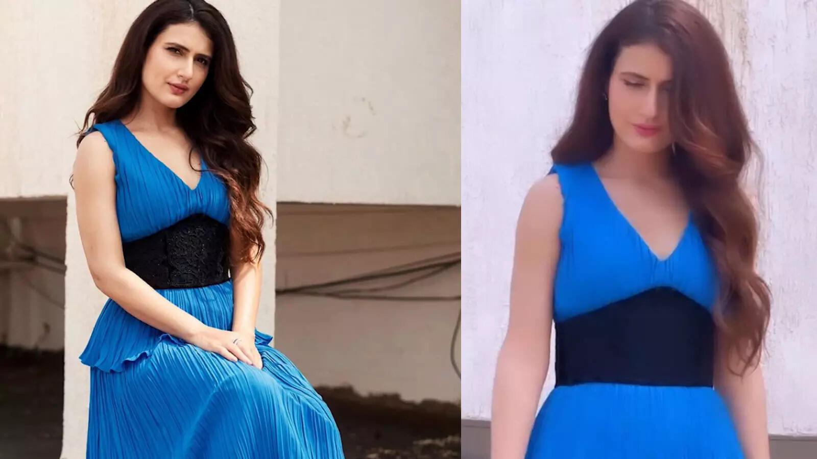 Fatima Sana Shaikh radiates ethereal beauty in a captivating blue ...