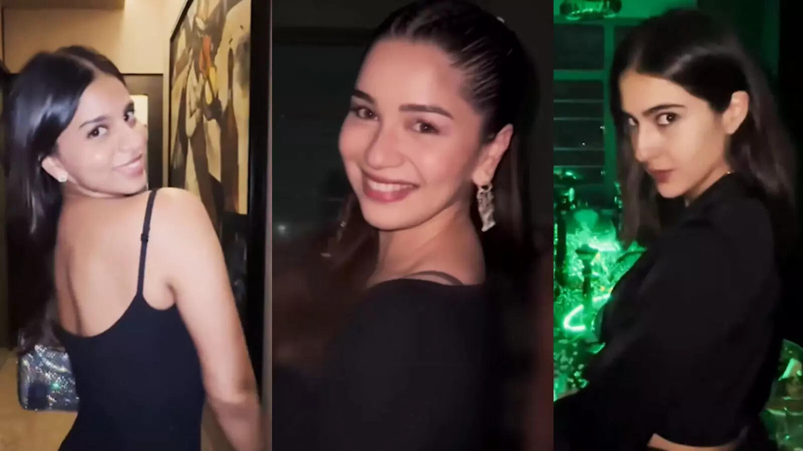 TROLLED! Suhana Khan, Sara Ali Khan, Khushi Kapoor, Alaya F, Sara Tendulkar and others party ...