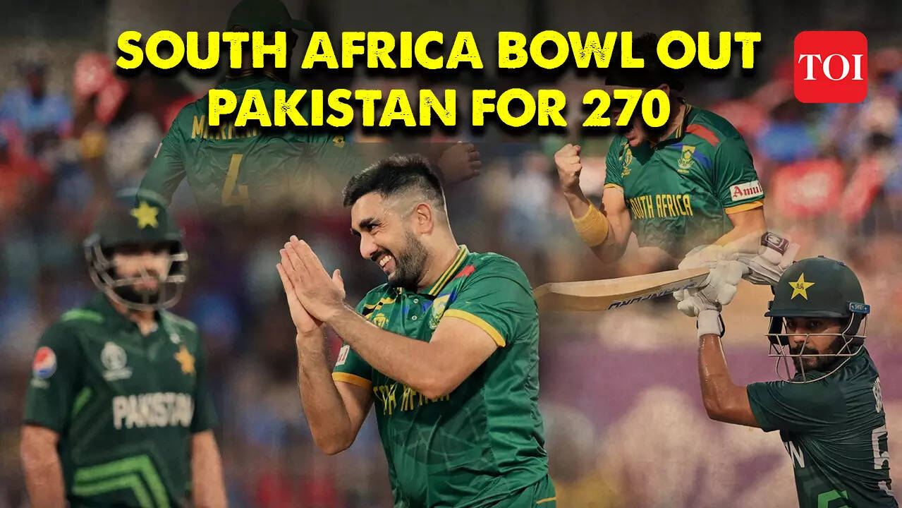 ICC World Cup, Pak vs SA: Heinrich Klaasen falls as South Africa wobble ...