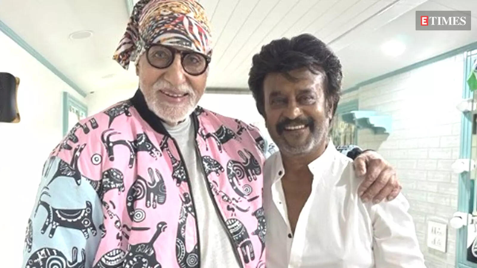 'Shahenshah' Amitabh Bachchan and 'Superstar' Rajinikanth's picture ...