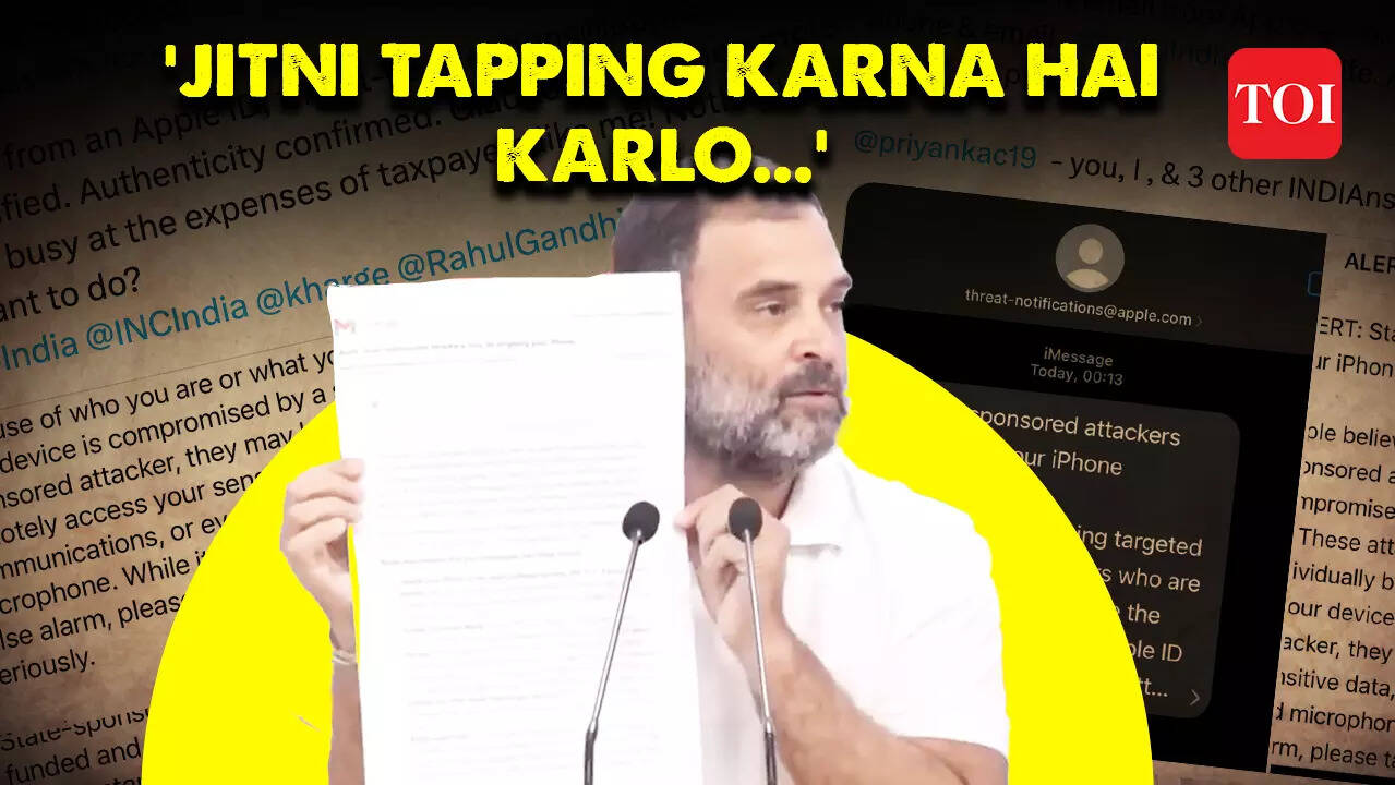 'Tap as much as you want, ready to surrender my phone': Rahul Gandhi ...