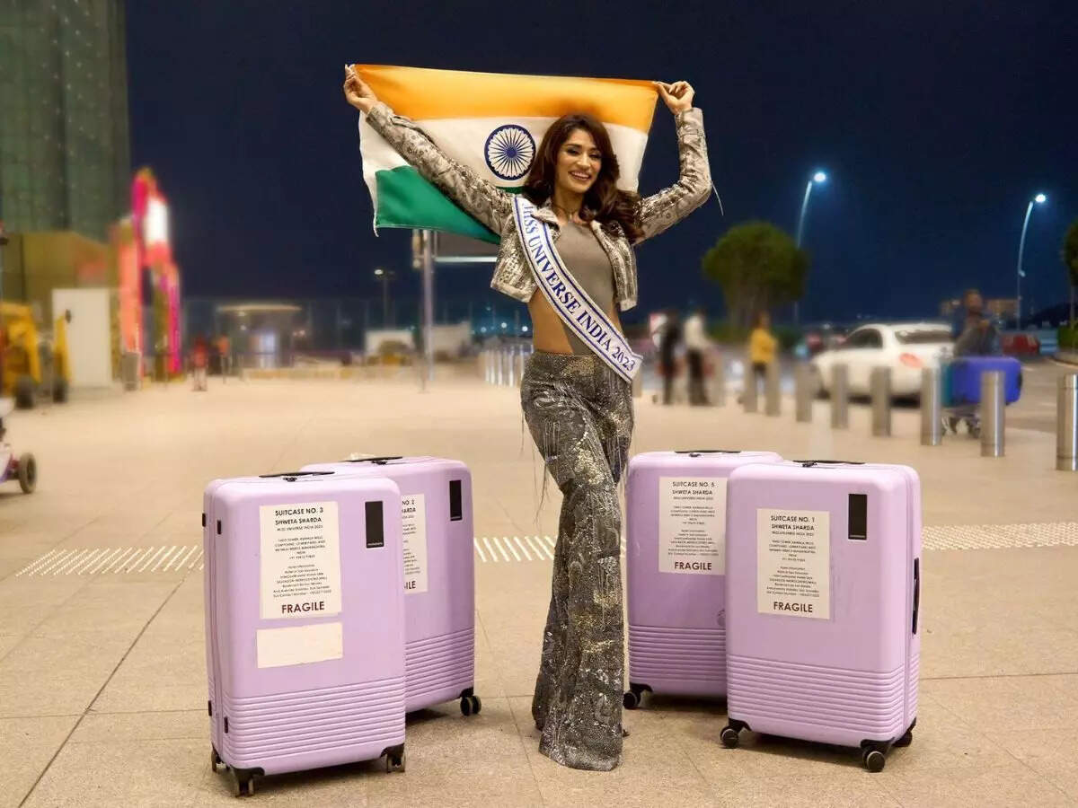 Shweta Sharda jets off for El Salvador to represent India at Miss ...