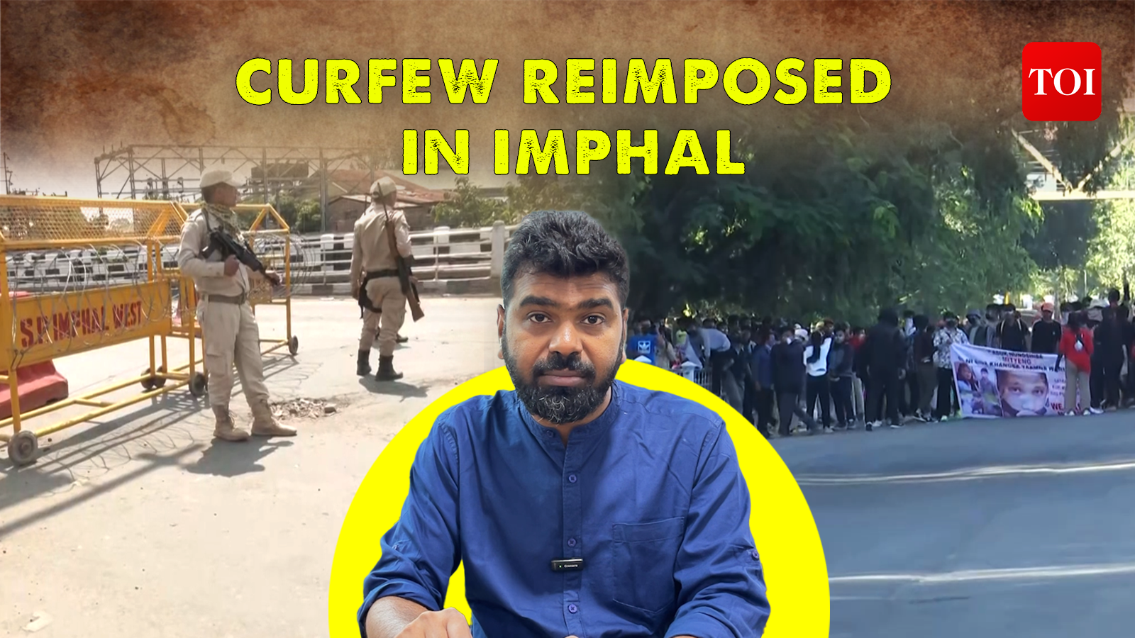 6 Months of Manipur Violence: Curfew reimposed in Imphal after mob ...