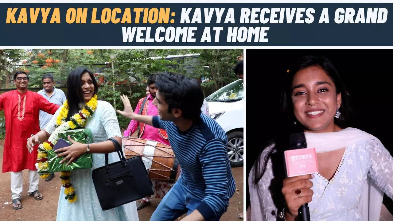 kavya: Kavya on location: Kavya has finally completed her training and returned home