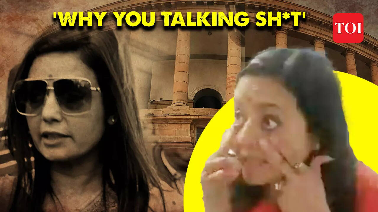 'Why you talking S**t: Mahua Moitra storms off, lashes out at journalists after ethics committee ...