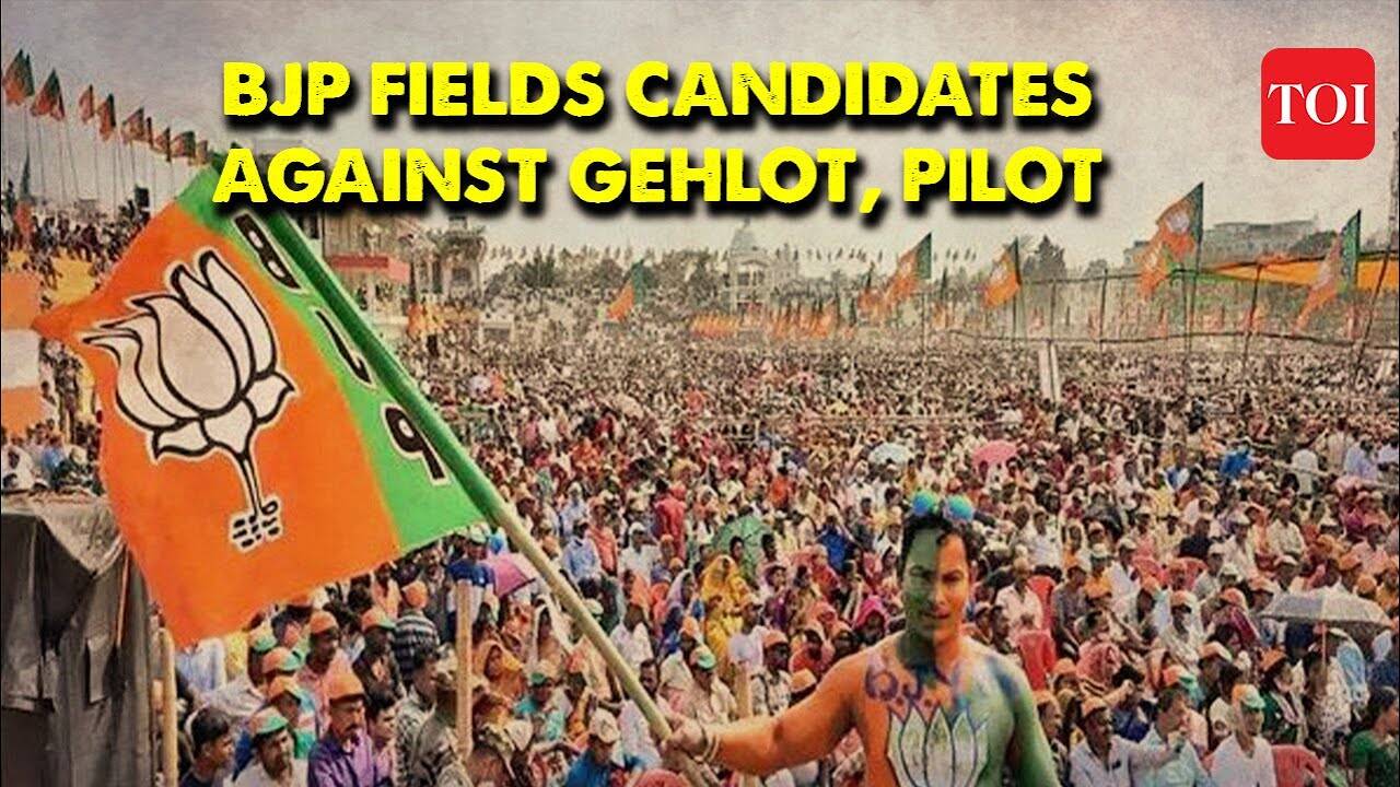 Rajasthan Polls: BJP releases 3rd list of candidates , takes on CM ...