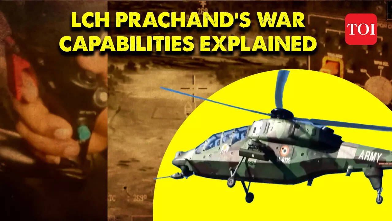 Watch: IAF's LCH Prachand, India's sky warrior, unleashes its combat might