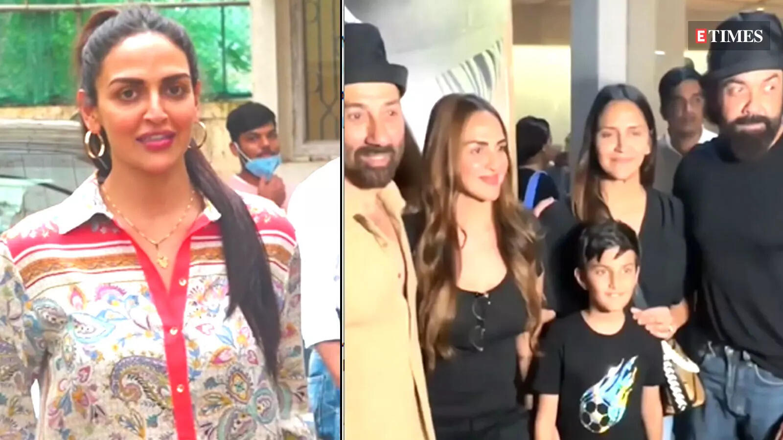 Esha Deol breaks silence on her equation with half-brothers Sunny Deol ...