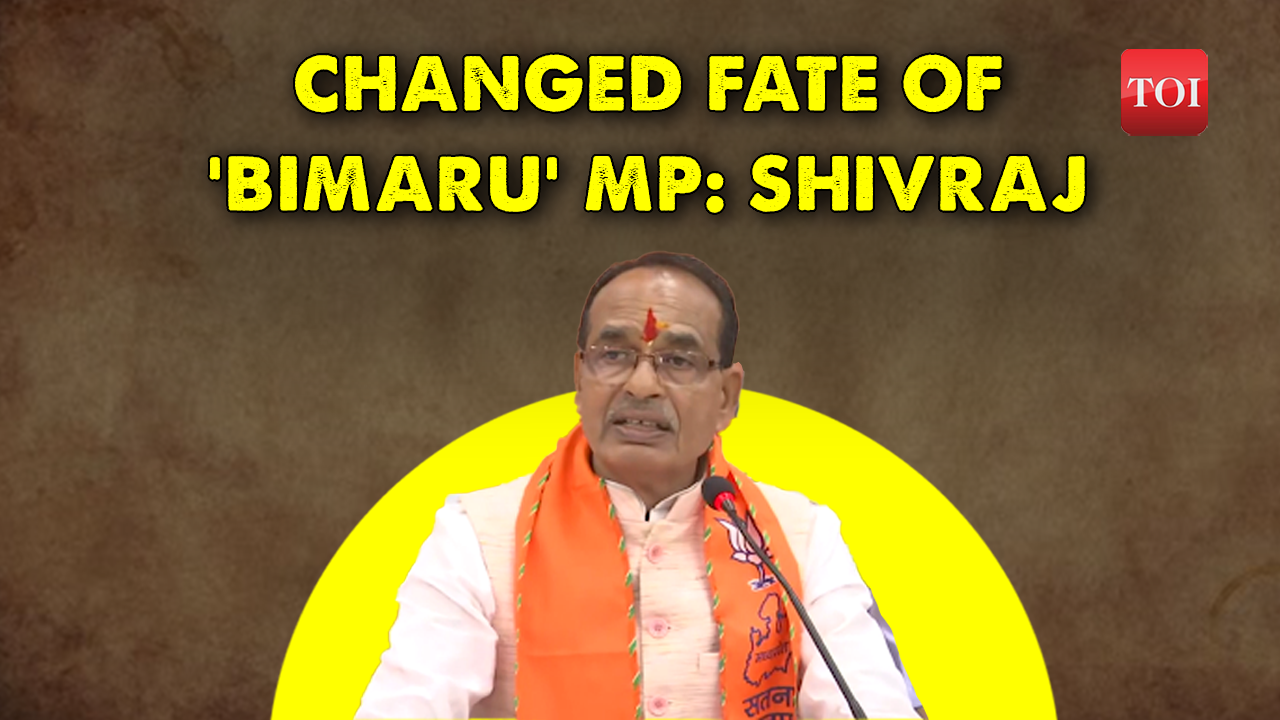 MP Elections 2023: CM Shivraj Chouhan claims he turned around fortunes of state left 'Bimaru' by ...