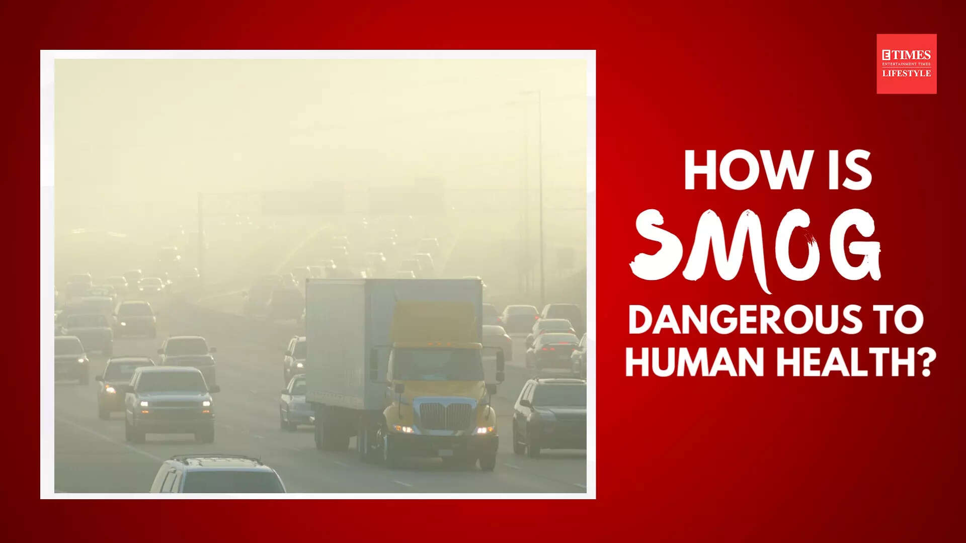How is smog dangerous to human health?