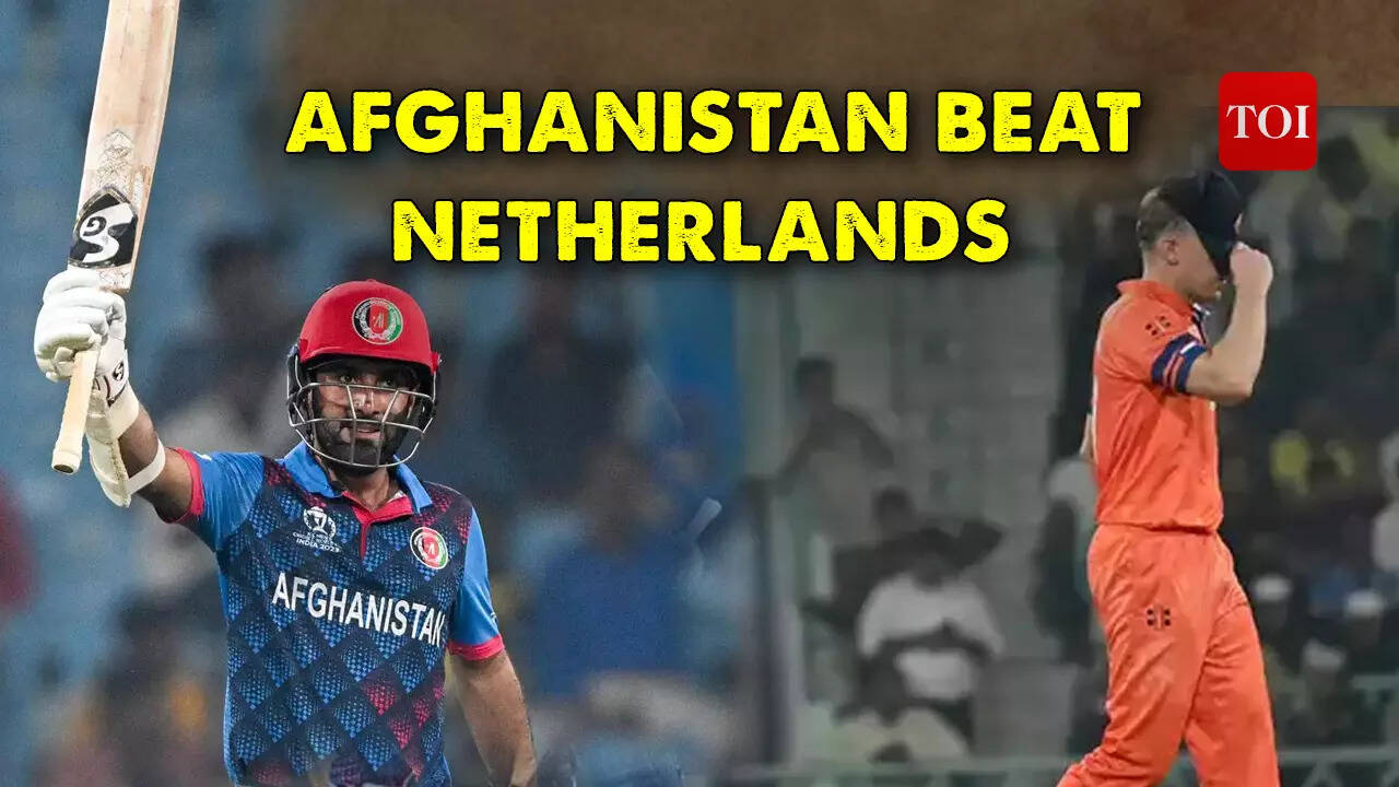 World Cup 2023 Afghanistan Beat Netherlands By Seven Wickets