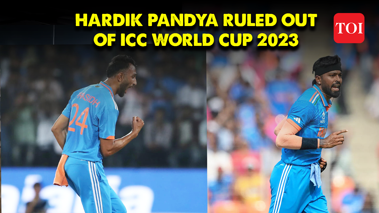 Setback for team India: Hardik Pandya out of World Cup with ankle injury