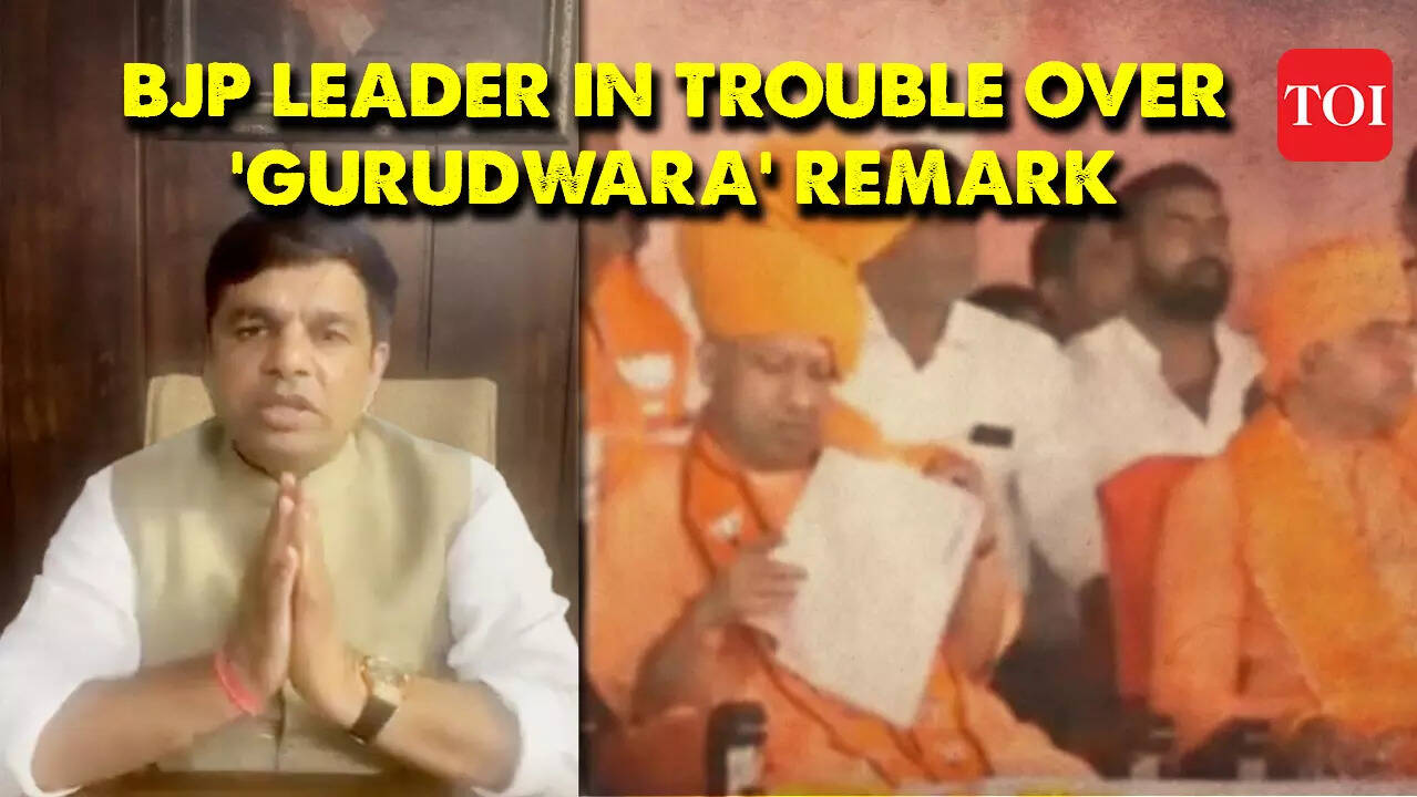 BJP leader Sandeep Dayma does ‘Seva’ at Gurudwara after controversial ...