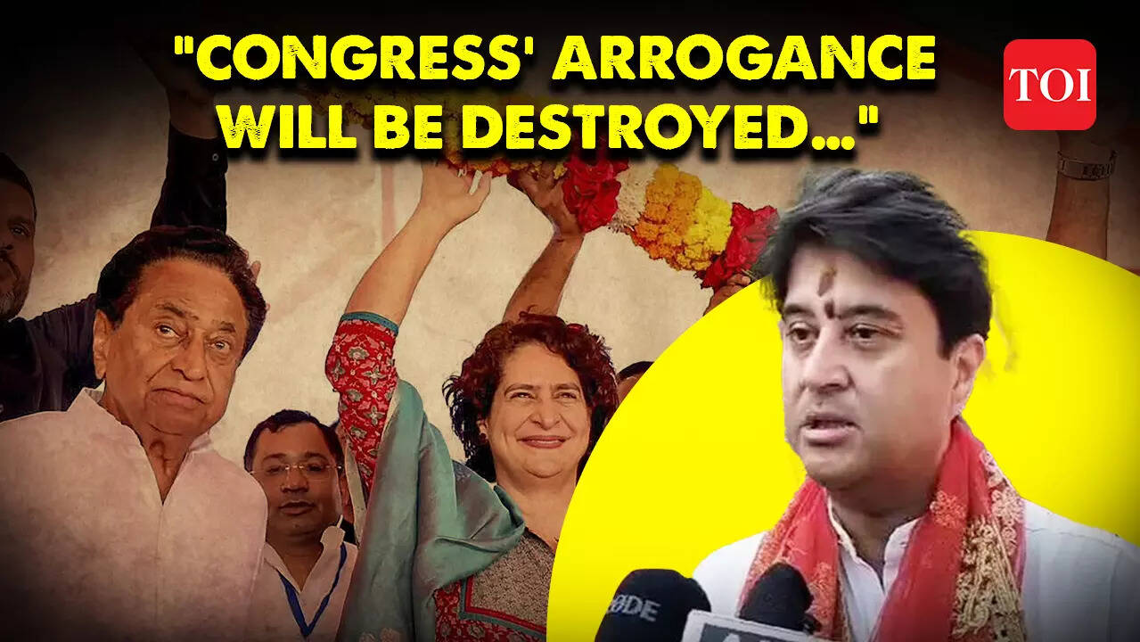 MP Polls: “Congress’ arrogance will be destroyed…” Jyotiraditya Scindia
