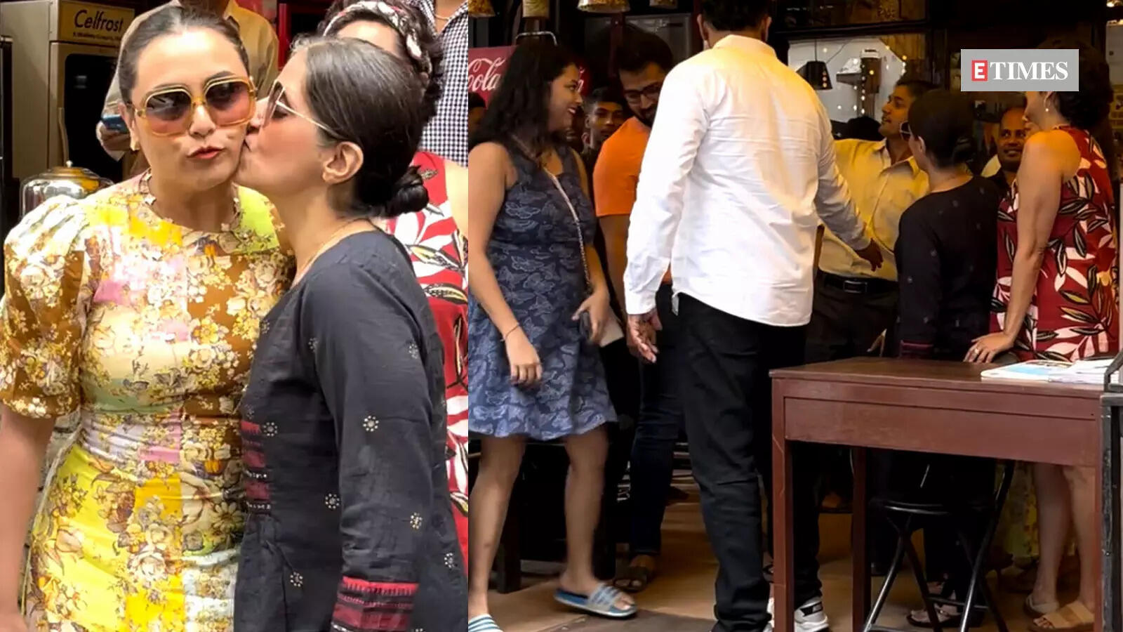 Rani Mukerji mobbed by fans at Bandra restaurant; Anushka Sen spotted ...